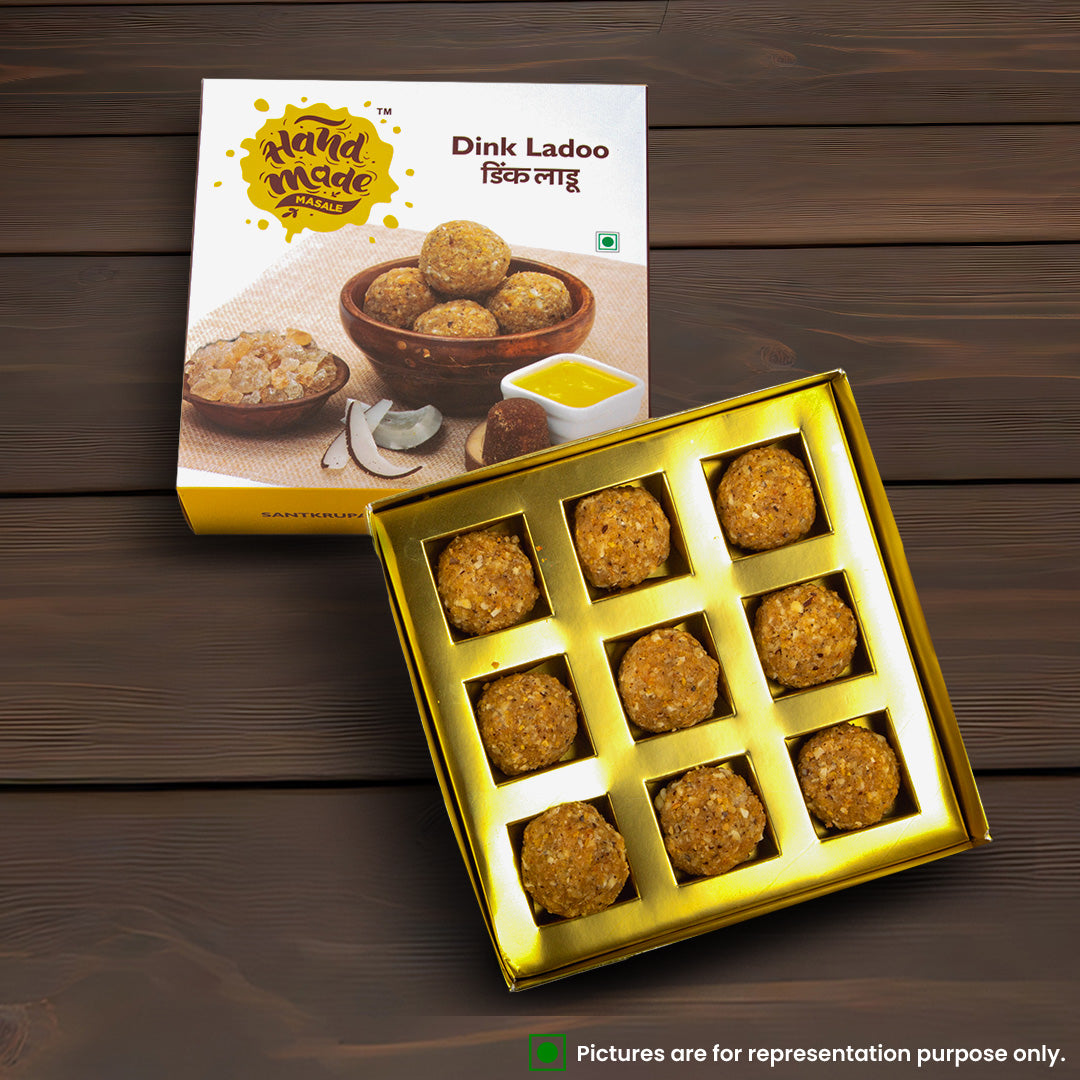 Dink Ladoo | Traditional Handmade Masale – Santkrupa Mahila Gruh Udyog