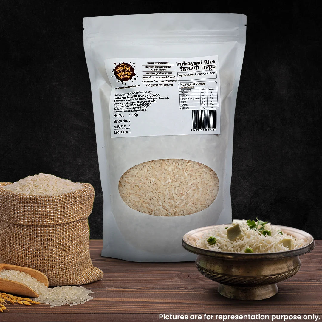 Indrayani Rice | Premium & Aromatic from Handmade Masale – Santkrupa ...